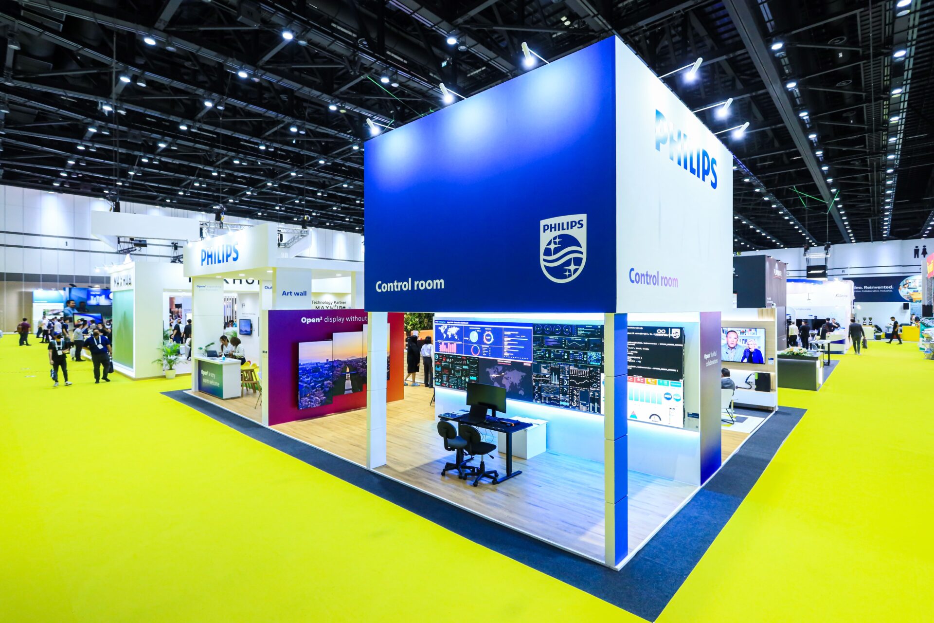 Philips Experience Booth at InfoComm 2023 - Gorilla Event